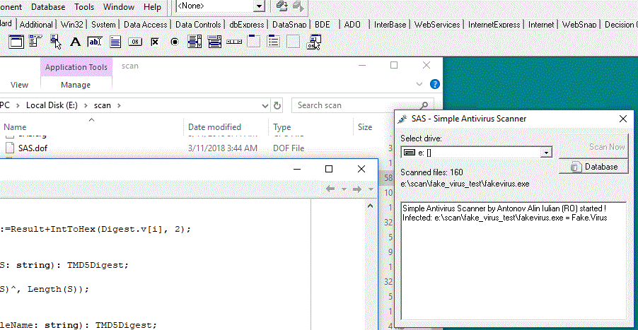 Simple Antivirus Scanner | SourceCodester
